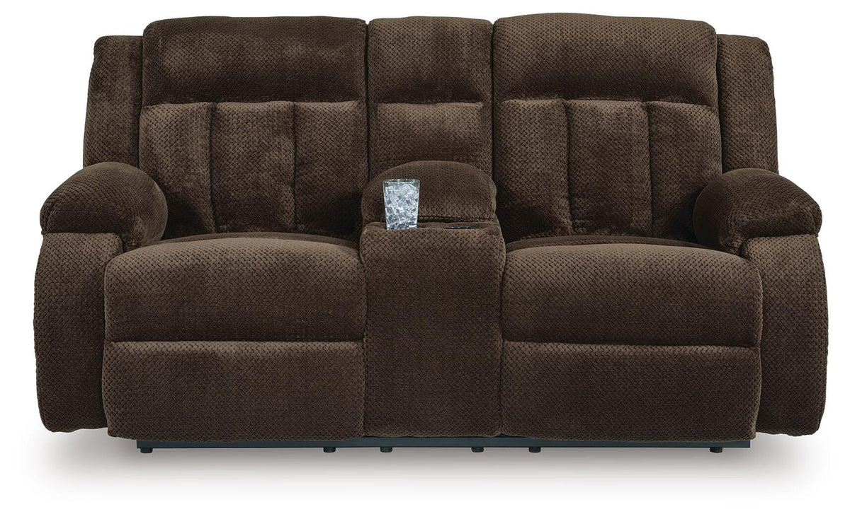 Observation Power Reclining Loveseat with Console ...