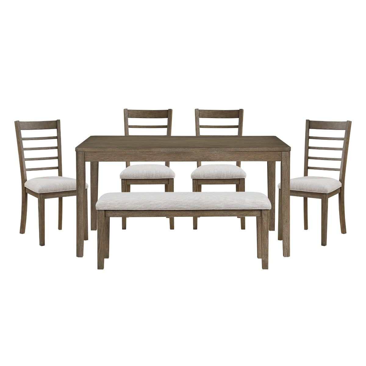 Emilia 6-Piece Pack Dining Set | LasVegasFurnitureOnline.com