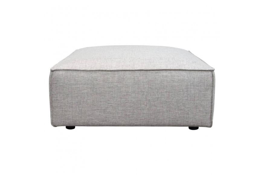 Vice Square Ottoman in Barley Fabric | LasVegasFurnitureOnline.com