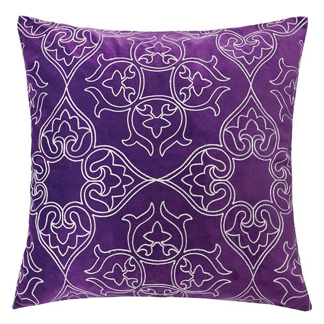 Kyla Purple 20" X 20" Pillow, Purple | LasVegasFurnitureOnline.com