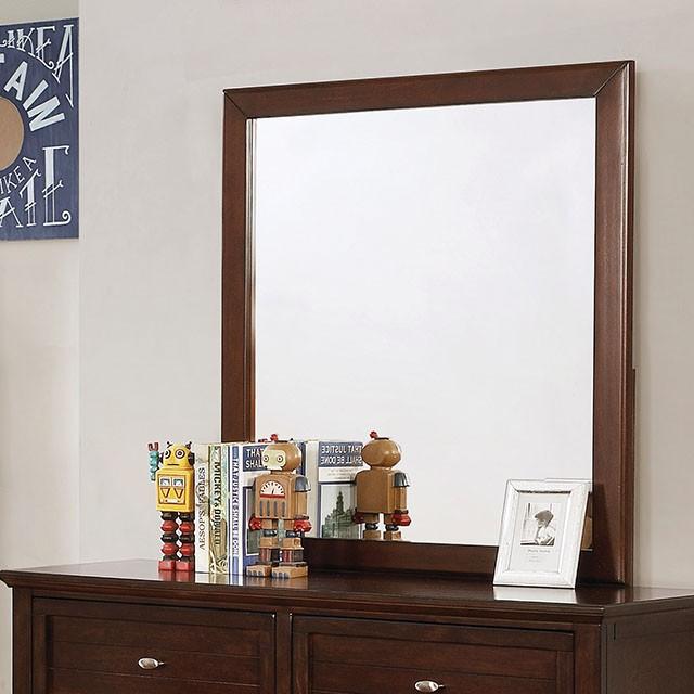 Brogan Brown Cherry Mirror | LasVegasFurnitureOnline.com