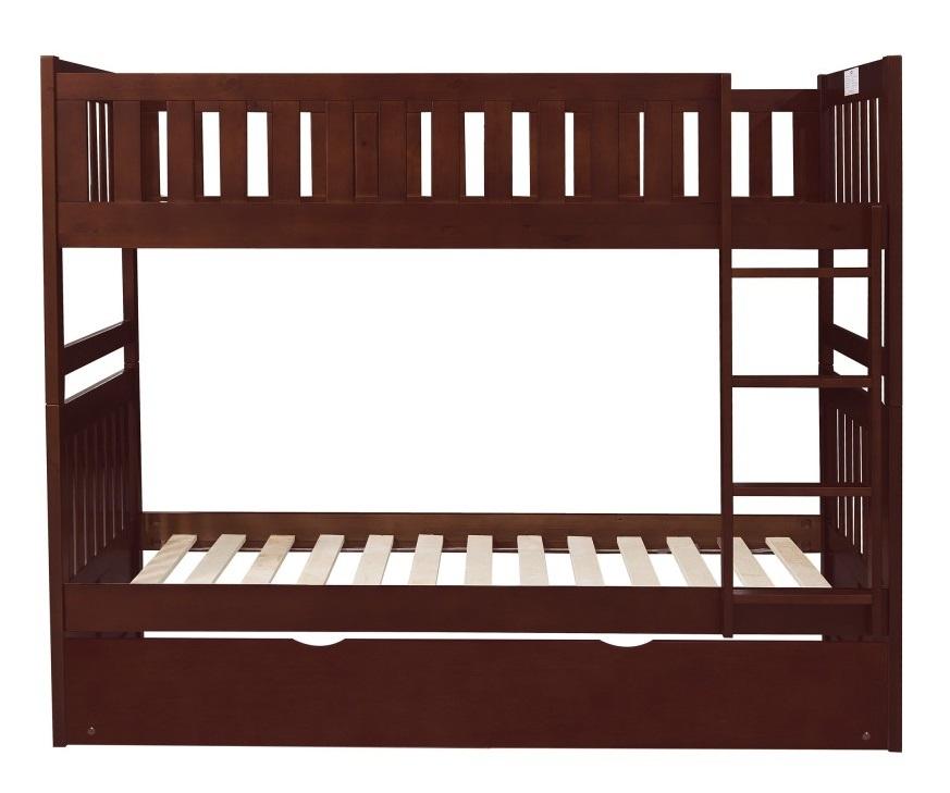 Rowe Twin/Twin Bunk Bed w/ Twin Trundle Bed in Dark Cherry B2013DC-1*R ...