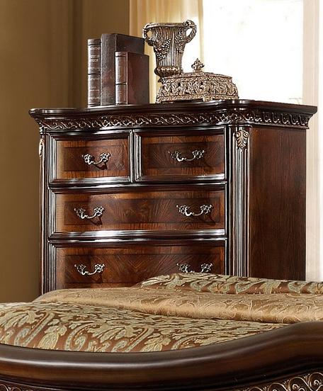 McFerran Home Furnishing B9588 Chest in Rich Cherry ...