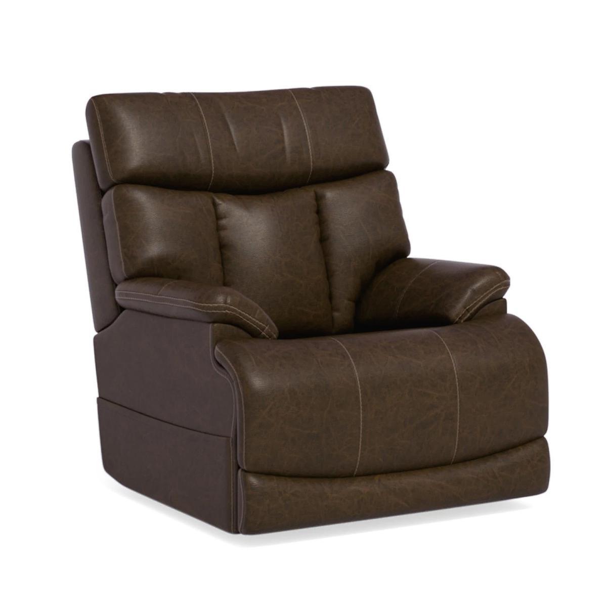 Flexsteel Clive Power Lift Recliner with Power Headrest and Lumbar